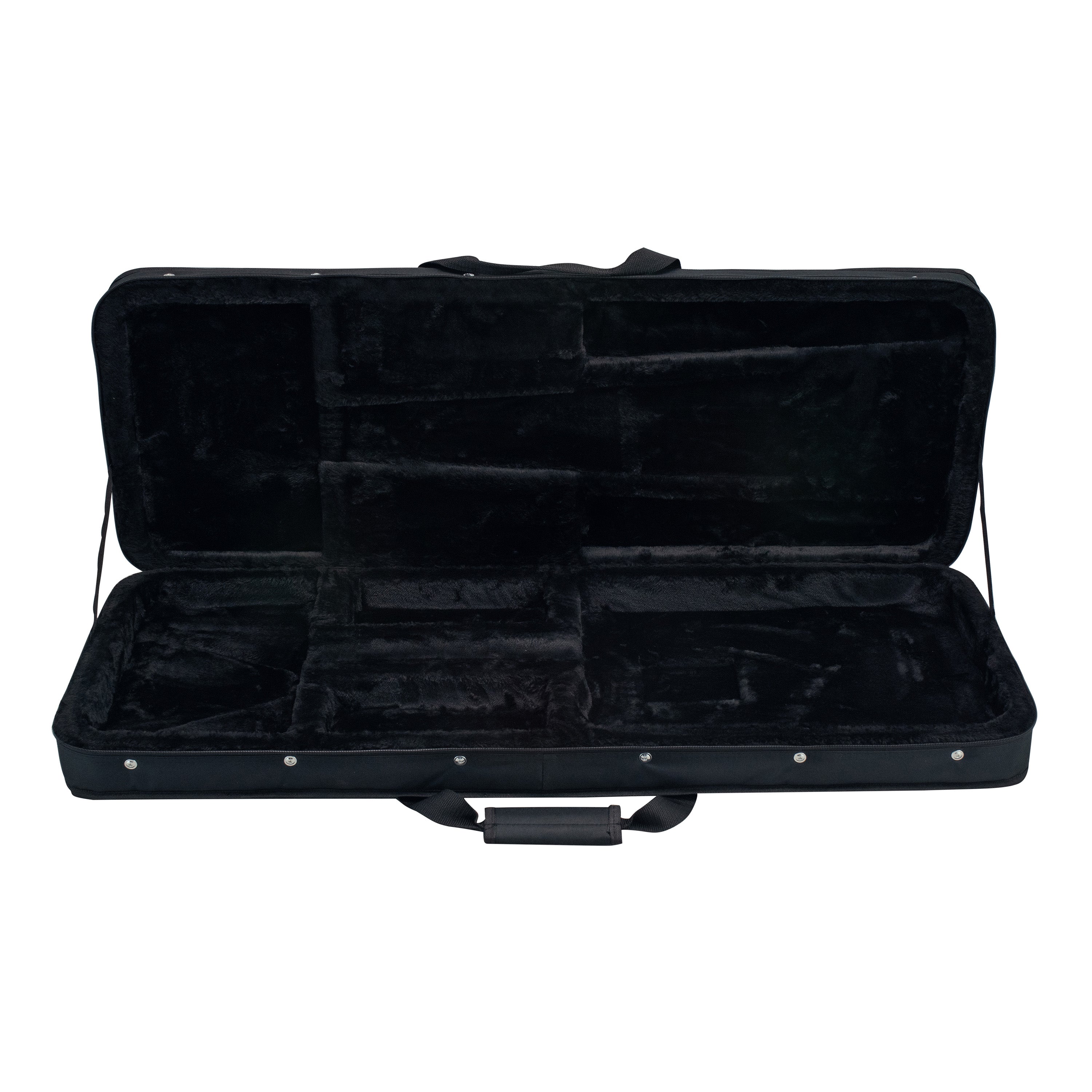 Lightweight Polyfoam Electric Guitar Case - Black | CNZ Audio