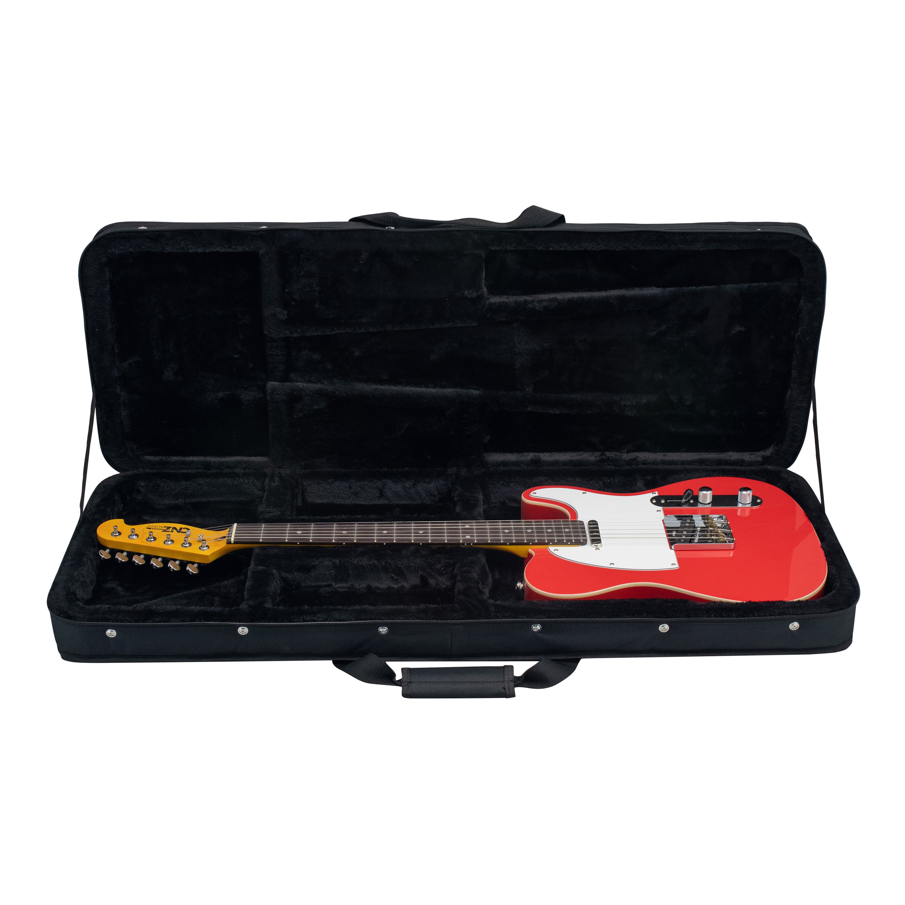 Lightweight Polyfoam Electric Guitar Case - Black | CNZ Audio