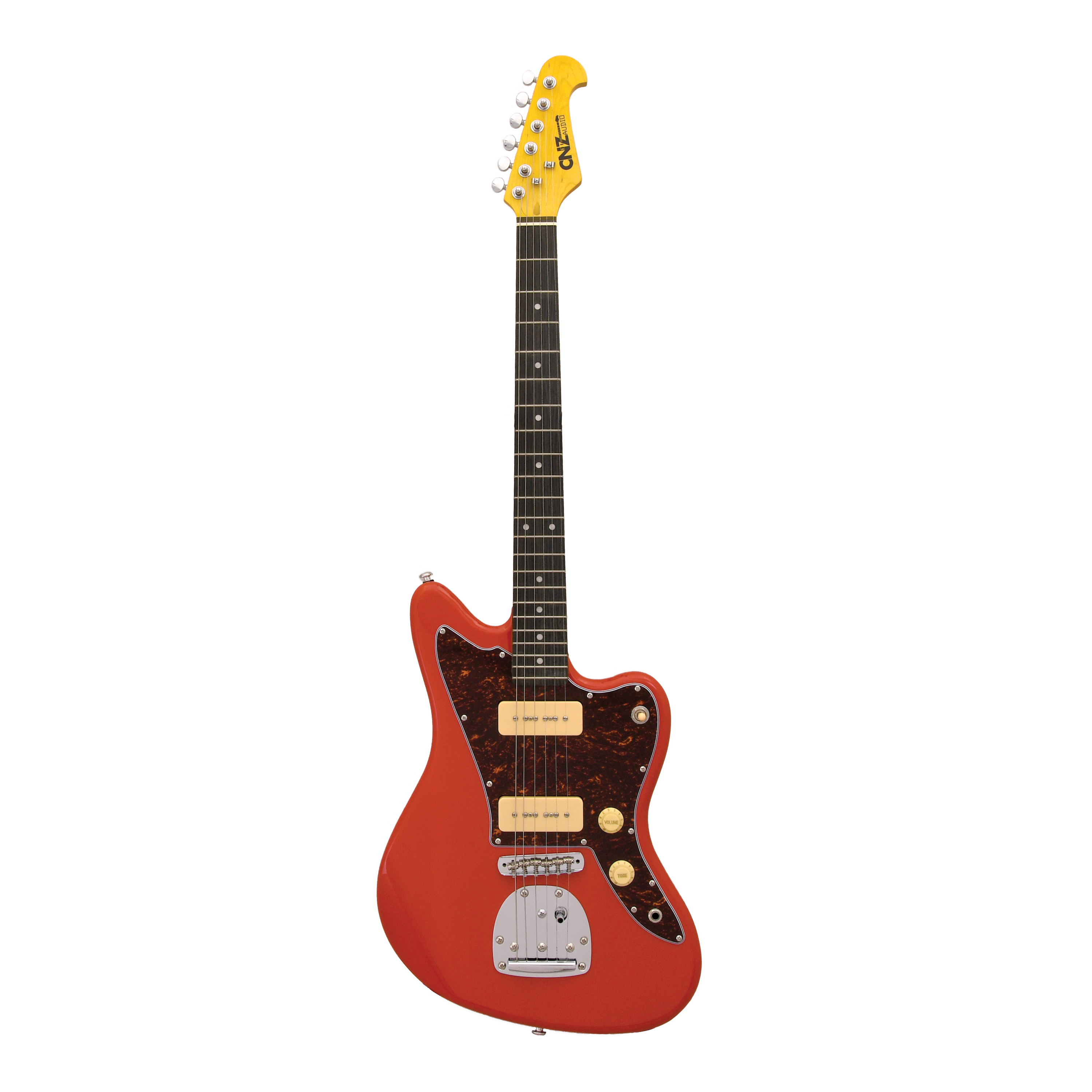 JM-FRD-TRPG | Electric Guitar - Fiesta Red w/Tortoiseshell Pickguard ...